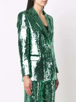 Philipp Plein Sequin-embellished Blazer - Green