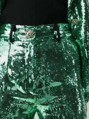Philipp Plein Sequin-embellished Trousers