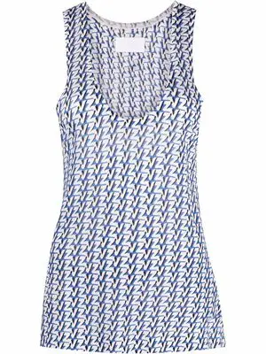 Zadig&Voltaire Lee Monogram-print Tank Top
