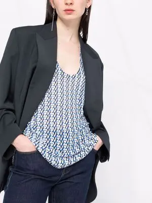 Zadig&Voltaire Lee Monogram-print Tank Top