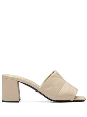 Prada Triangle Logo Mules