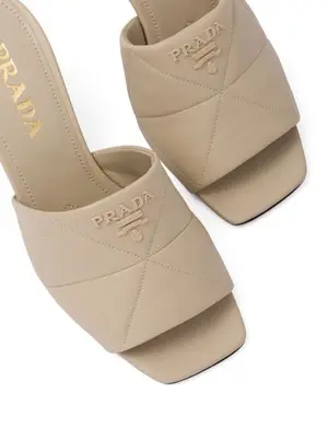Prada Triangle Logo Mules