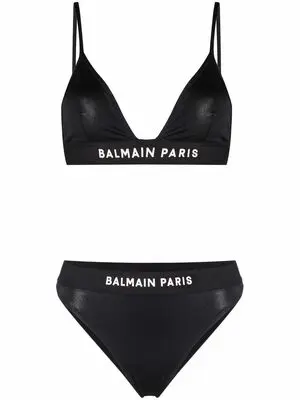 Balmain Two-piece Bikini Set - Black