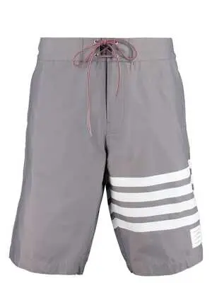 Thom Browne 4-bar Swim Shorts - Grey