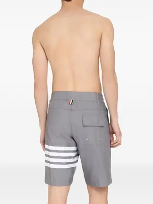 Thom Browne 4-bar Swim Shorts - Grey