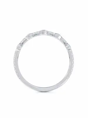De Beers Platinum Dewdrop Diamond Crown Ring