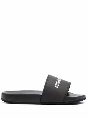 Axel Arigato Logo-print Slides - Black