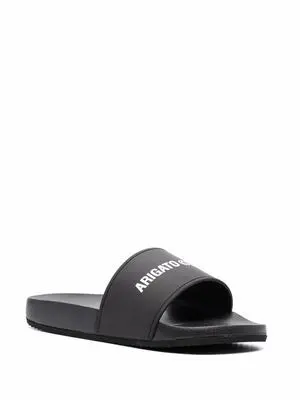 Axel Arigato Logo-print Slides - Black