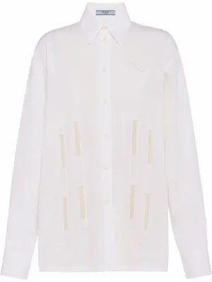 Prada Long-sleeve Cotton Shirt