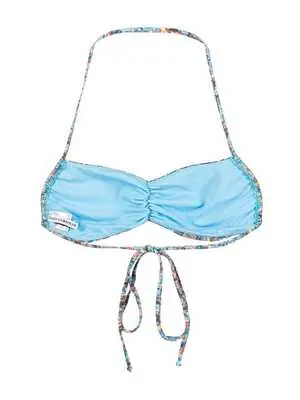 SIAN SWIMWEAR Halle Tweed-print Bikini Top