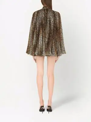 Dolce & Gabbana Leopard Print Mini Dress