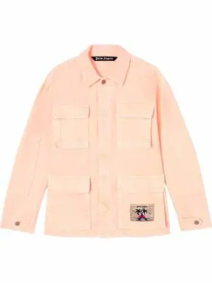 Palm Angels Oversized Denim Workwear Jacket