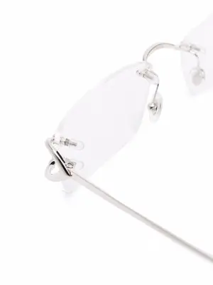 Cartier Square-frame Rimless Glasses