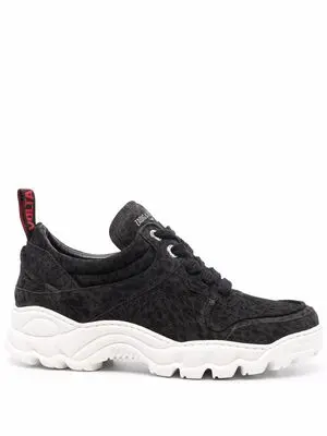 Zadig&Voltaire Blaze Leopard-print Sneakers - Blue