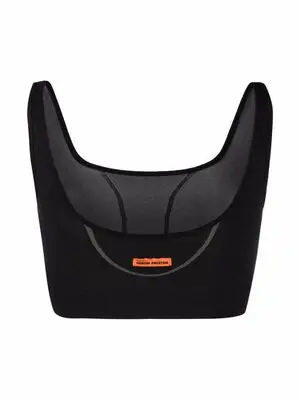 Heron Preston Logo-intarsia Crop Top