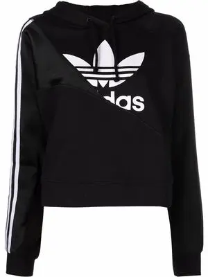 Adidas Adicolor Split Trefoil Hoodie - Black