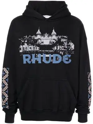 Rhude Casino Graphic-print Hoodie