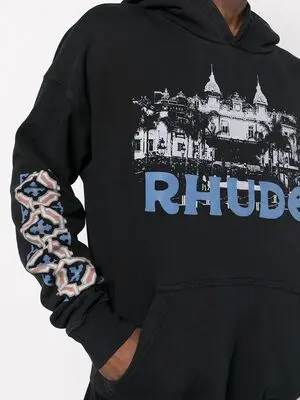 Rhude Casino Graphic-print Hoodie