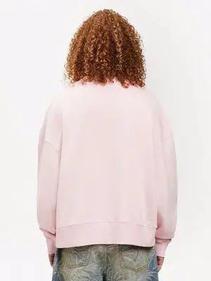 Palm Angels Broken Palm Print Cotton T-shirt - Pink