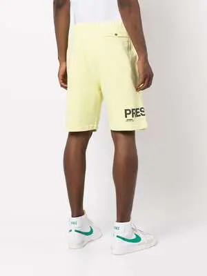 Heron Preston Logo-print Track Shorts - Yellow
