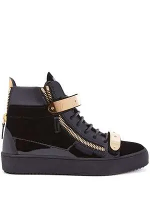 GIUSEPPE ZANOTTI Coby High-top Sneakers - Black