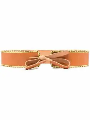 FORTE_FORTE Tied Leather Belt - Brown