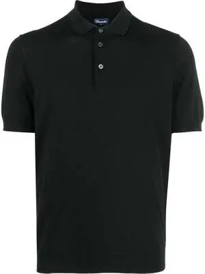 DRUMOHR Short-sleeve Polo Shirt - Black