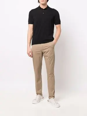 DRUMOHR Short-sleeve Polo Shirt - Black