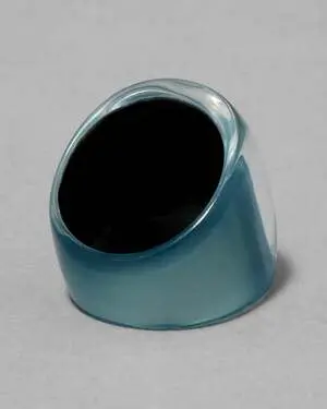 Alexis Bittar Lucite Block Ring - Metallic Sky