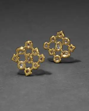 Alexis Bittar Asterales Square Stud Earrings