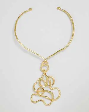 Alexis Bittar Twisted Statement Collar Necklace
