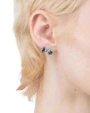 ALEXIS BITTAR Alexis Bittar Asterales Molten Bezel Stud Earrings