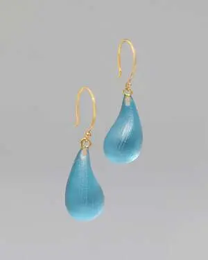 Alexis Bittar Alexis Bittar Lucite Dewdrop Dangle Earrings Bermuda Blue