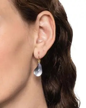 Alexis Bittar Lucite Dewdrop Dangle Earrings - Frozen Mist