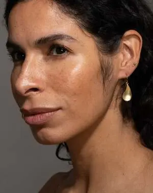 Alexis Bittar Alexis Bittar Lucite Dewdrop Dangle Earrings Gold