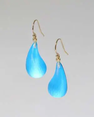 Alexis Bittar Alexis Bittar Lucite Dewdrop Dangle Earrings Neon Blue
