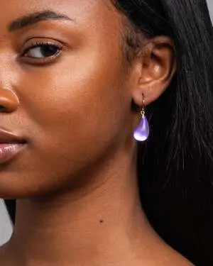 Alexis Bittar Alexis Bittar Lucite Dewdrop Dangle Earrings Violet