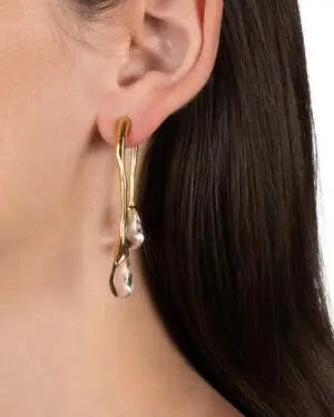 Alexis Bittar Lucite Front Back Double Drop Earring