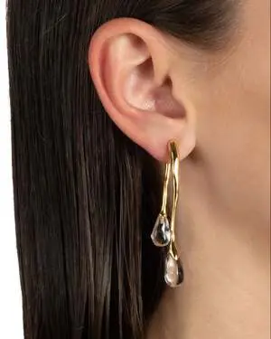 Alexis Bittar Lucite Front Back Double Drop Earring