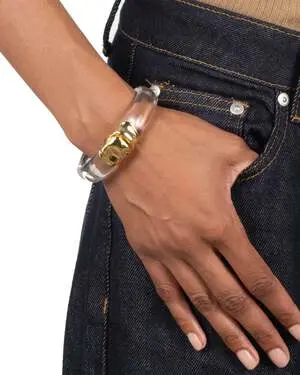 Alexis Bittar Molten Lucite Hinge Bracelet
