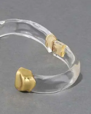 Alexis Bittar Molten Lucite Hinge Bracelet