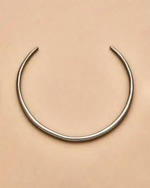 Alexis Bittar Thin Collar Necklace - Gunmetal