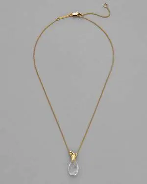 Alexis Bittar Liquid Lucite Small Vessel Pendant Necklace