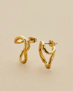 Alexis Bittar Twisted Wrap Around Stud Earrings
