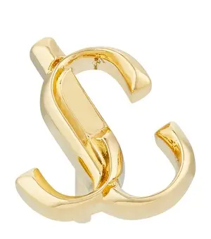 JIMMY CHOO Jc Logo Stud Earrings - Gold
