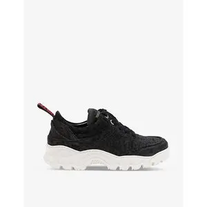 Zadig&Voltaire Blaze Leopard-print Leather Trainers