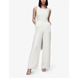 Whistles Thelma Wide-leg Woven Jumpsuit