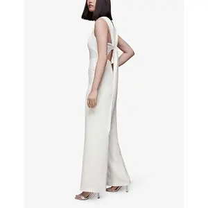Whistles Thelma Wide-leg Woven Jumpsuit