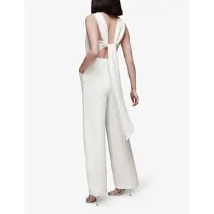 Whistles Thelma Wide-leg Woven Jumpsuit