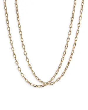 David Yurman Dy Madison Chain Necklace In 18k Yellow - Gold